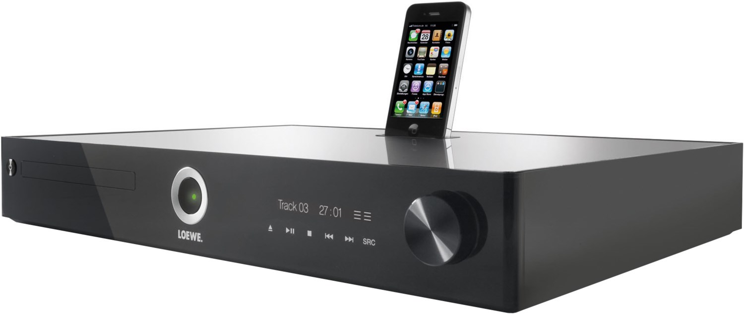 LOEWE Loewe MediaVision 3D Blu-ray Receiver alu-schwarz | EURONICS