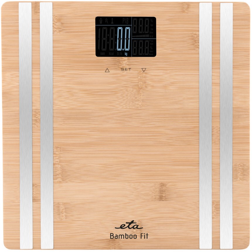 Eta Bamboo Fit Körperanalysewaage bambus | EURONICS