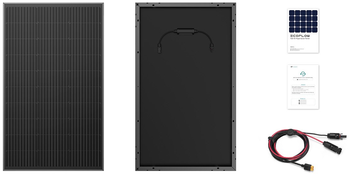 ECOFLOW 100W Rigid Solar Panel (2Stk.) | EURONICS