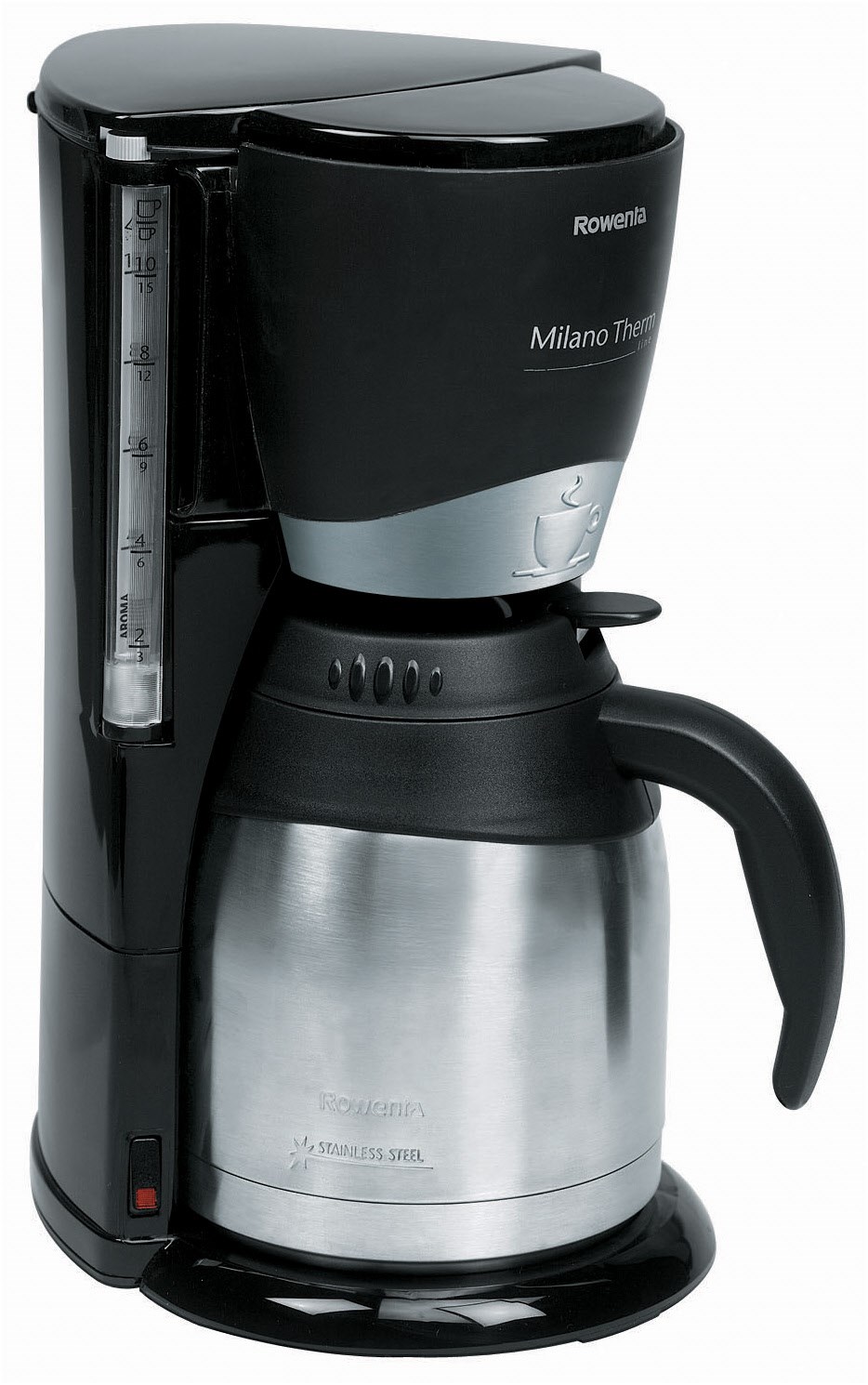 Rowenta CT 273 Milano therm line Kaffeeautomat schwarz/edelstahl-matt ...