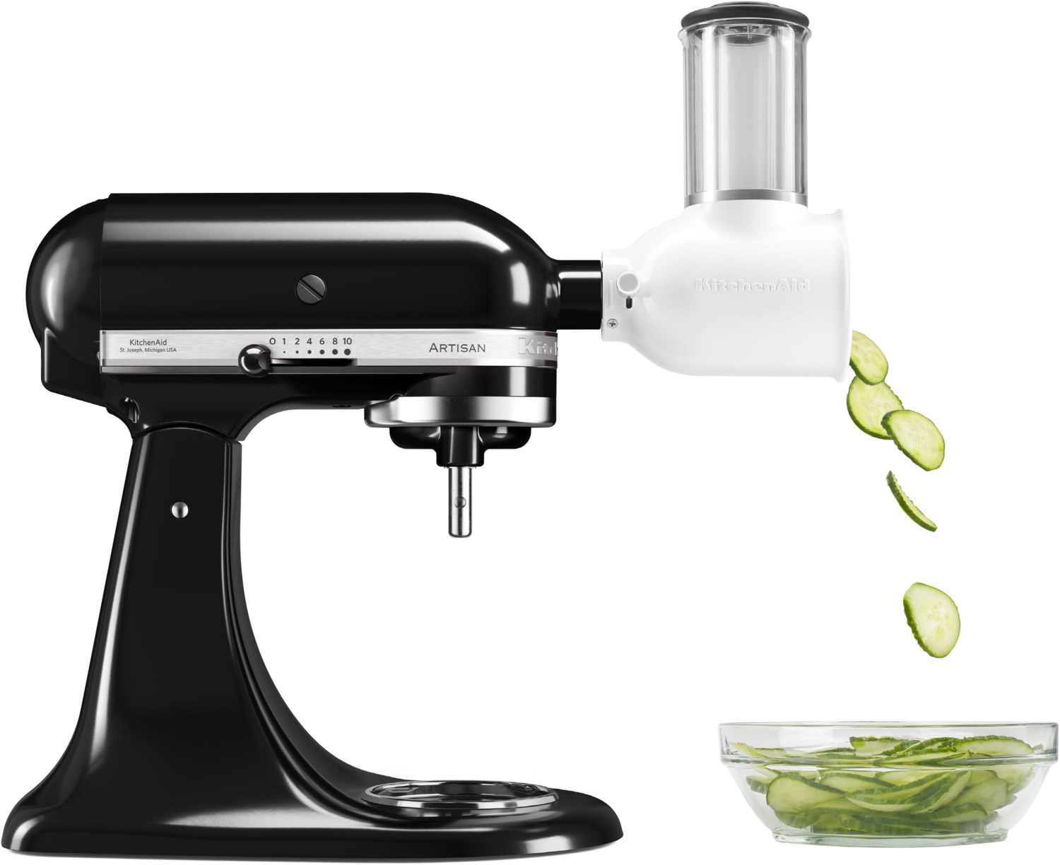 KitchenAid Bundle Veggie-Set Artisan Küchenmaschine 5KSM125E+5KSMVSA ...