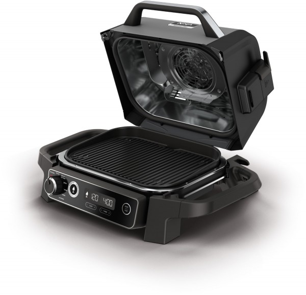 NINJA OG701EU Woodfire Outdoor Grill grau/schwarz | EURONICS