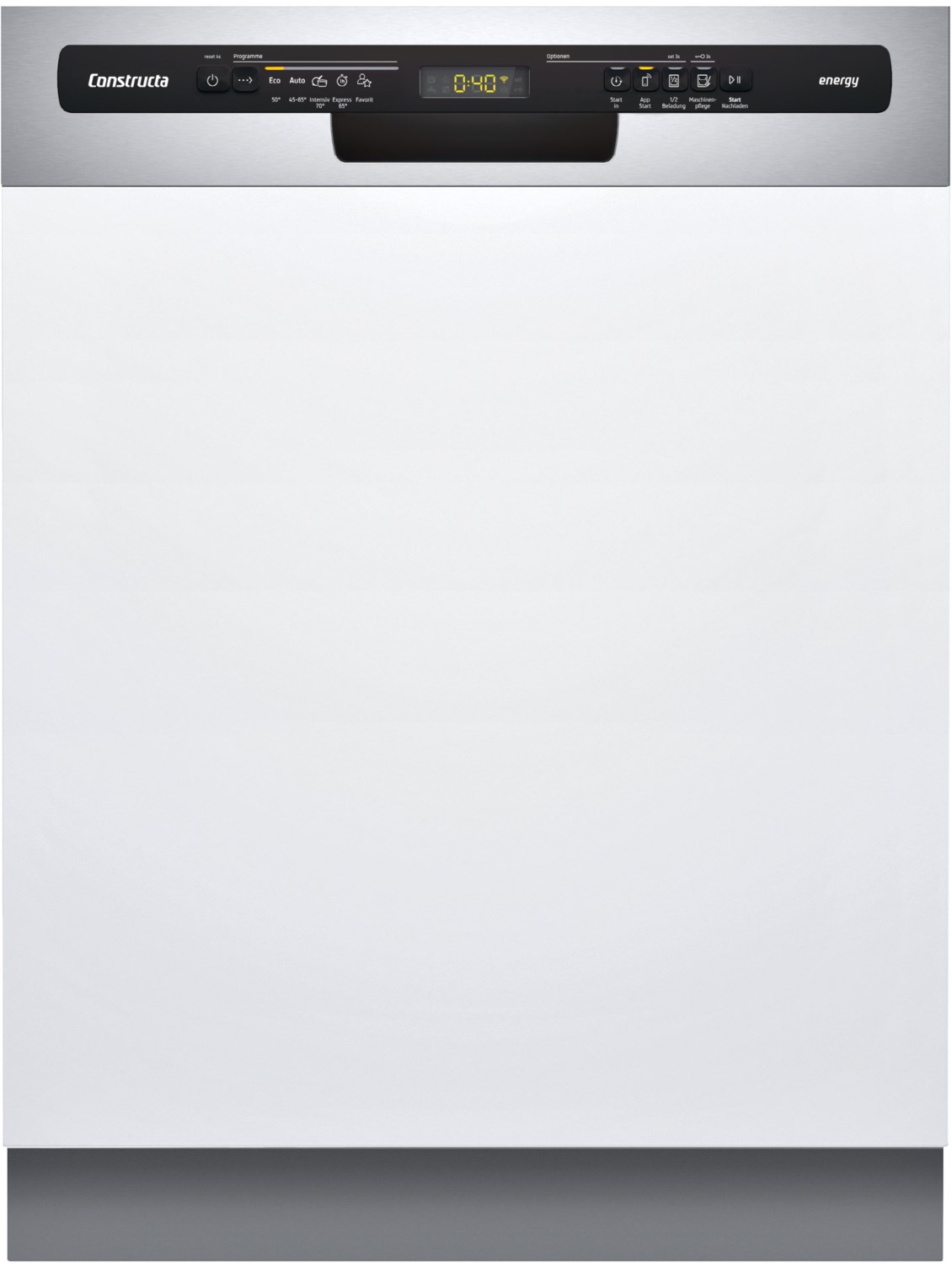 Constructa CG5IS02ITD teilintegrierbarer 60 cm Geschirrspüler edelstahl | EURONICS