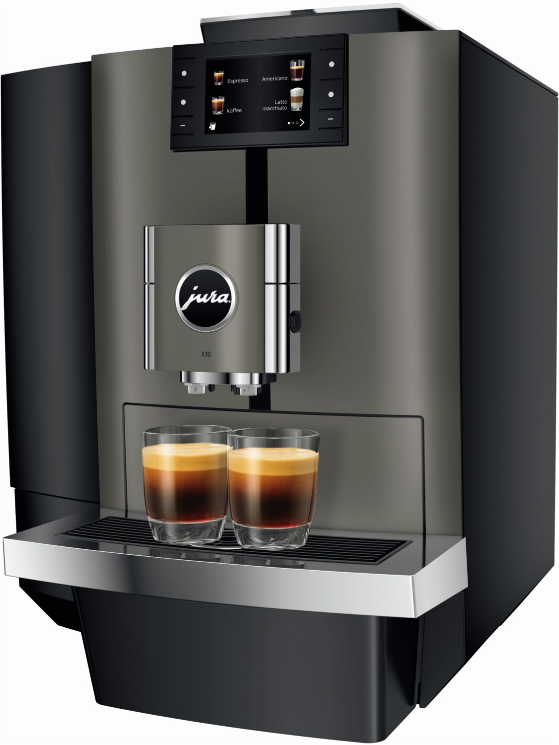 JURA X10 Kaffee-Vollautomat Dark Inox (EA) | EURONICS