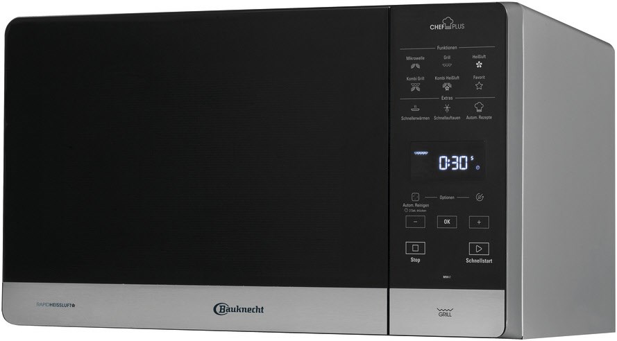 Bauknecht MW 47 SL Kombi-Mikrowelle aluminium-silber | EURONICS