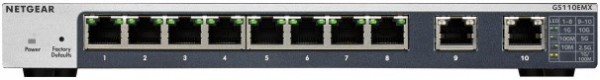 Netgear GS110EMX 8-Port Gigabit Ethernet Switch | EURONICS