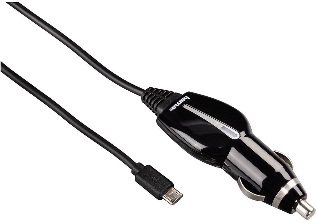 Hama Kfz-Ladekabel Classic micro USB KFZ-Ladegerät schwarz | EURONICS