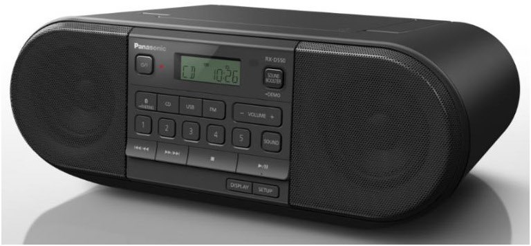 Panasonic RX-D550 CD/Radio-System schwarz | EURONICS