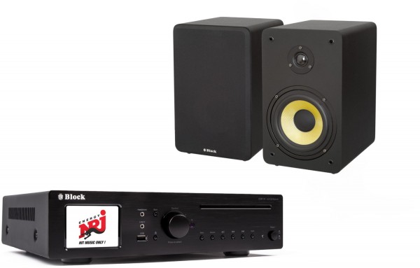 Block CVR-10 + S-250 Hifi-System saphirschwarz | EURONICS
