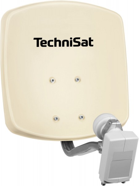 TechniSat DigiDish 33 Universal-Twin-LNB Satellitenantenne beige | EURONICS