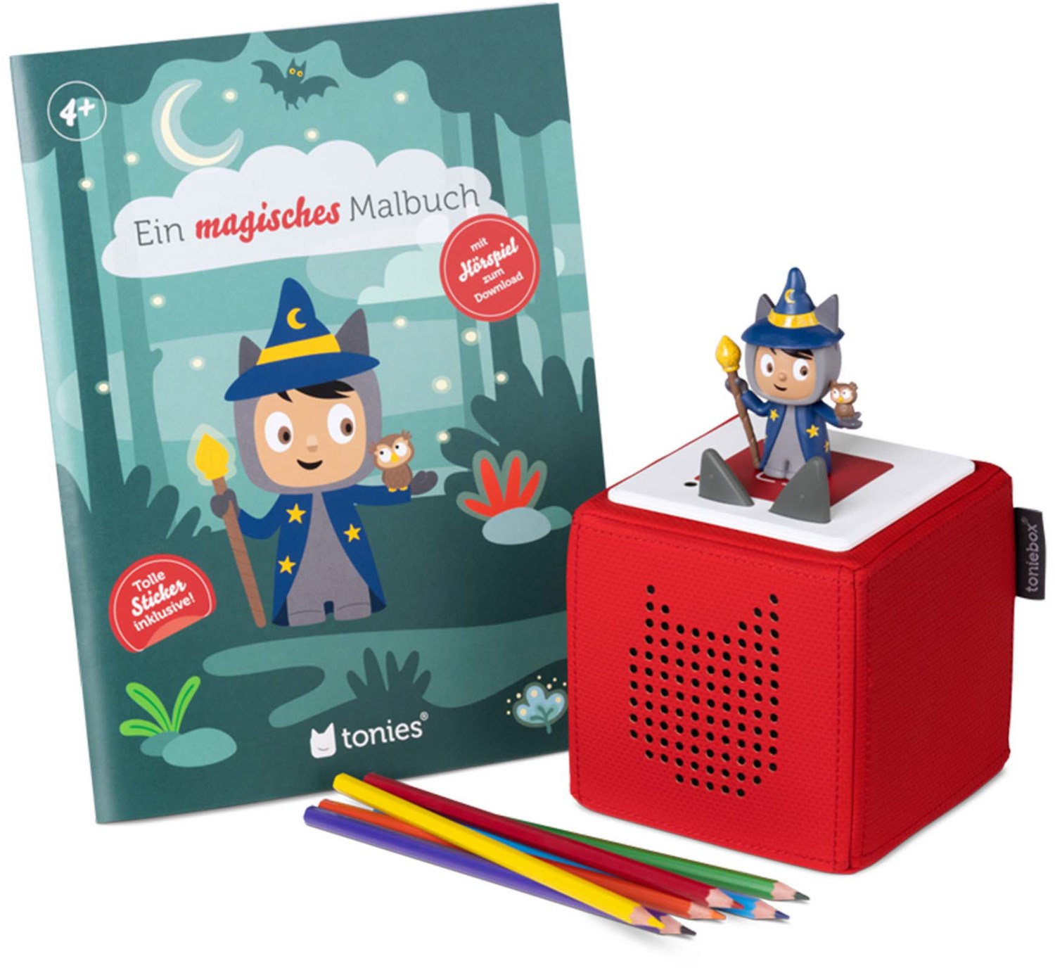 Tonies Tonies Hörfigur - Bundle Zubehör Ein magisches Malbuch + Kreativ ...