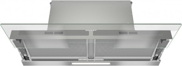 Miele DAS 4940 Flachpaneel-Dunstabzugshaube transparent glas / A++ ...