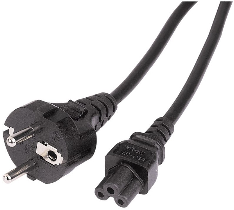 Hama Netzkabel mit Schuko-Stecker (2,5m) schwarz | EURONICS