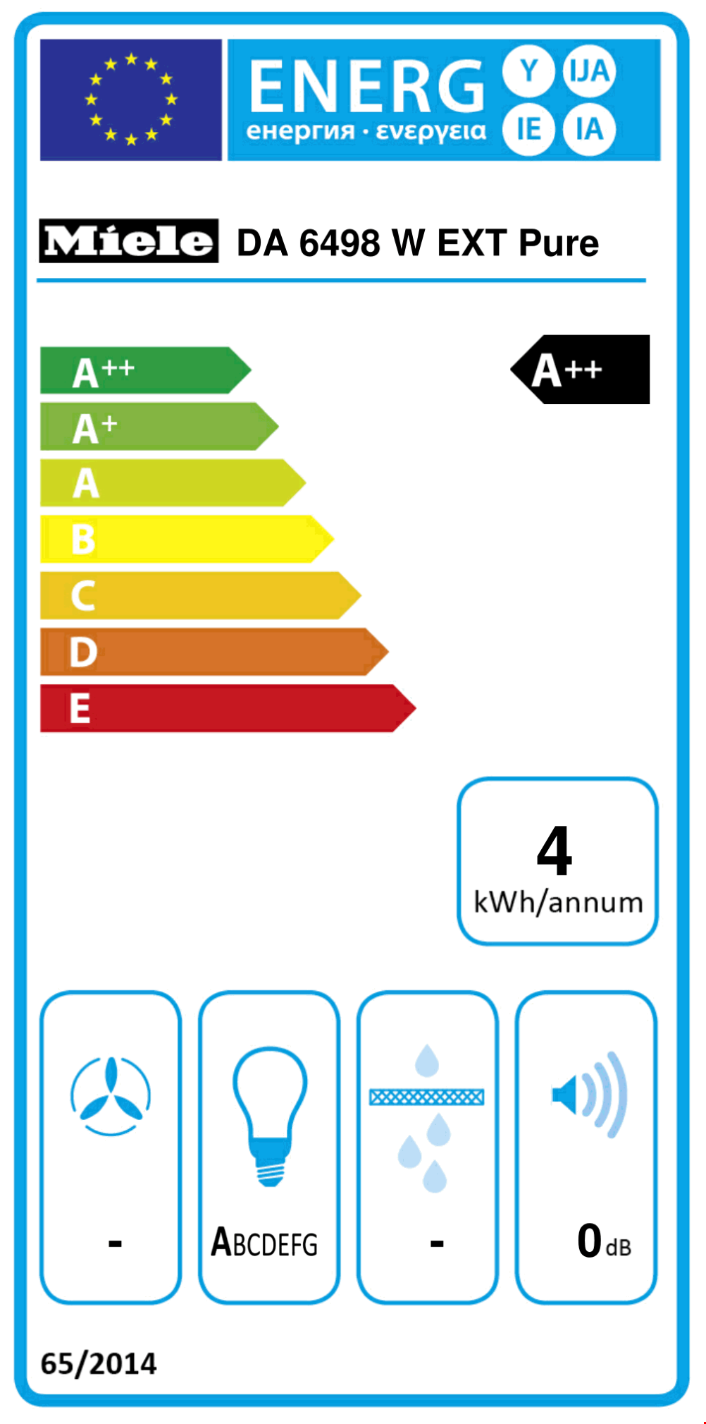 Miele DA 6498 W EXT Pure Kopffrei-Dunstabzugshaube graphitgrau | EURONICS