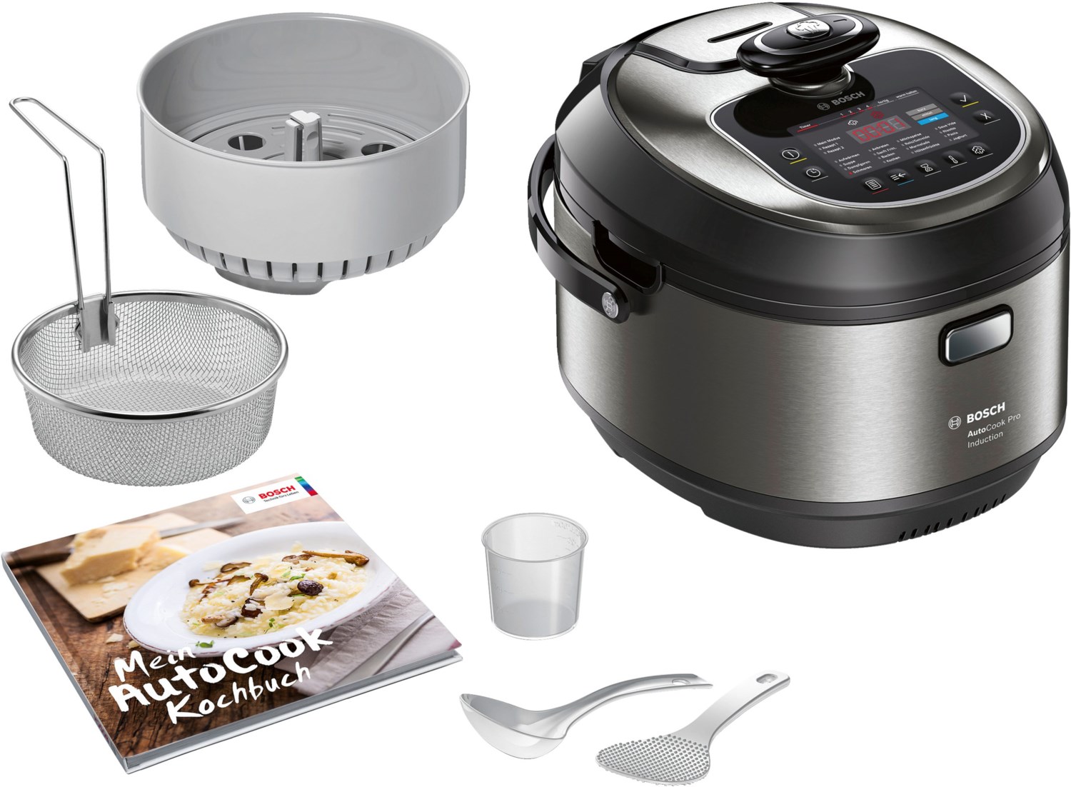 Bosch MUC88B68DE AutoCook Pro Multikocher silber/schwarz | EURONICS