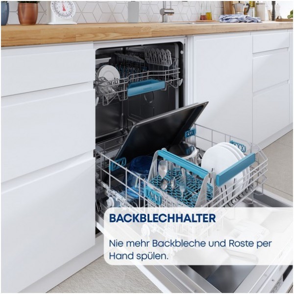 Constructa CG6IS00HAD teilintegrierbarer 60 cm Geschirrspüler edelstahl ...