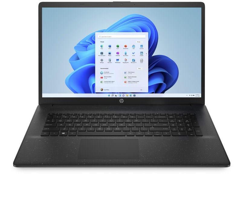 HP 17-cp0413ng (75W35EA) 43,9 cm (17,3") Notebook jet black | EURONICS