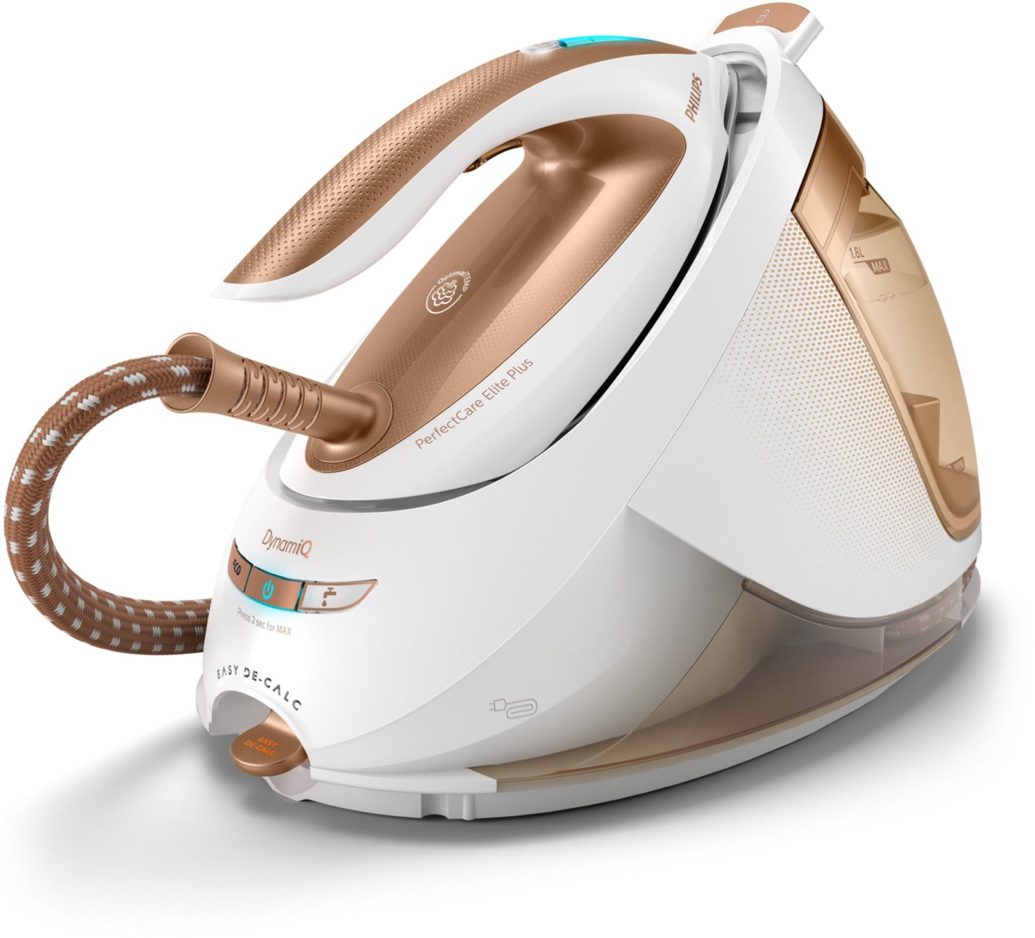 Philips GC9670/50 PerfectCare Elite Plus Bügelstation weiß/braun | EURONICS