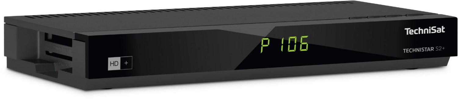 TechniSat TechniStar S2+ mit HD+ Smartcard HDTV Sat-Receiver schwarz ...