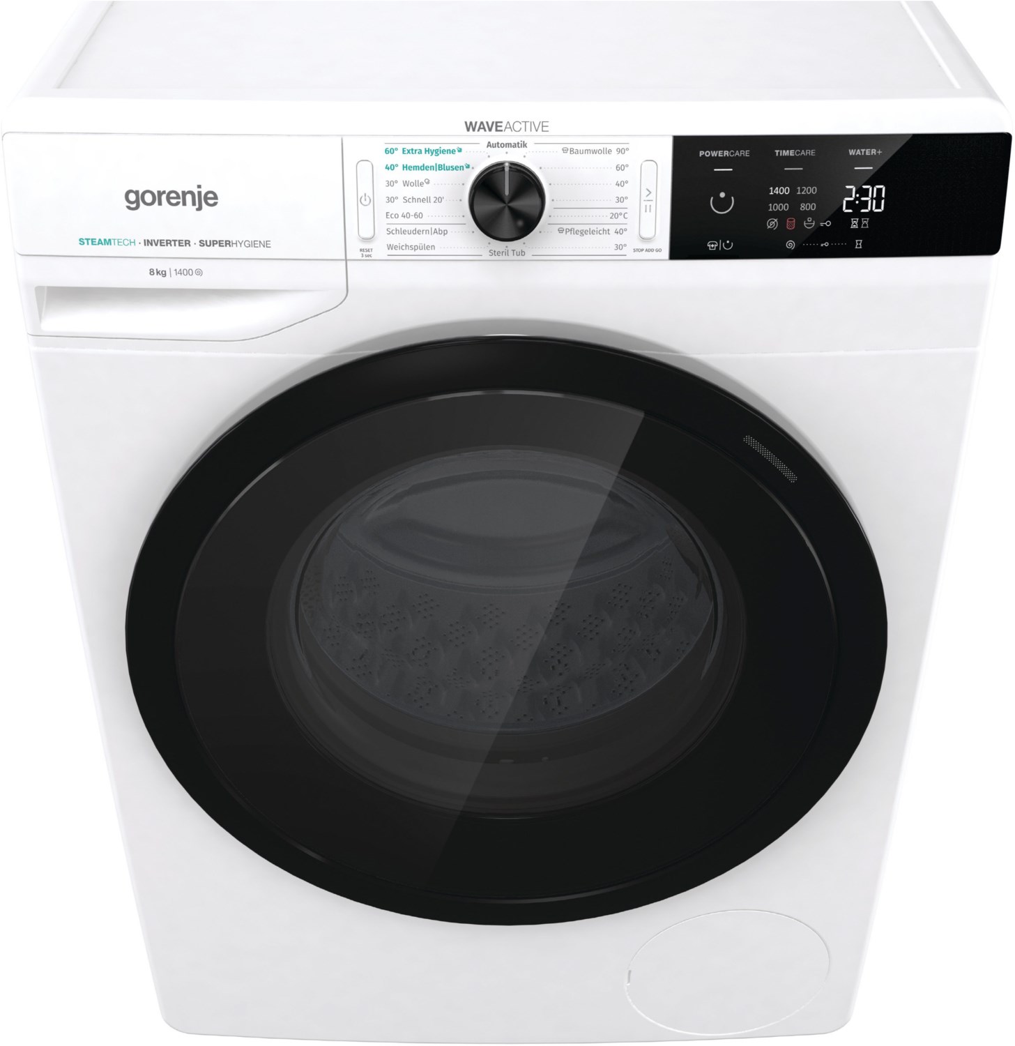 Gorenje WFHEI84BDPS Stand-Waschmaschine-Frontlader weiß, 8 kg, 1400 U ...