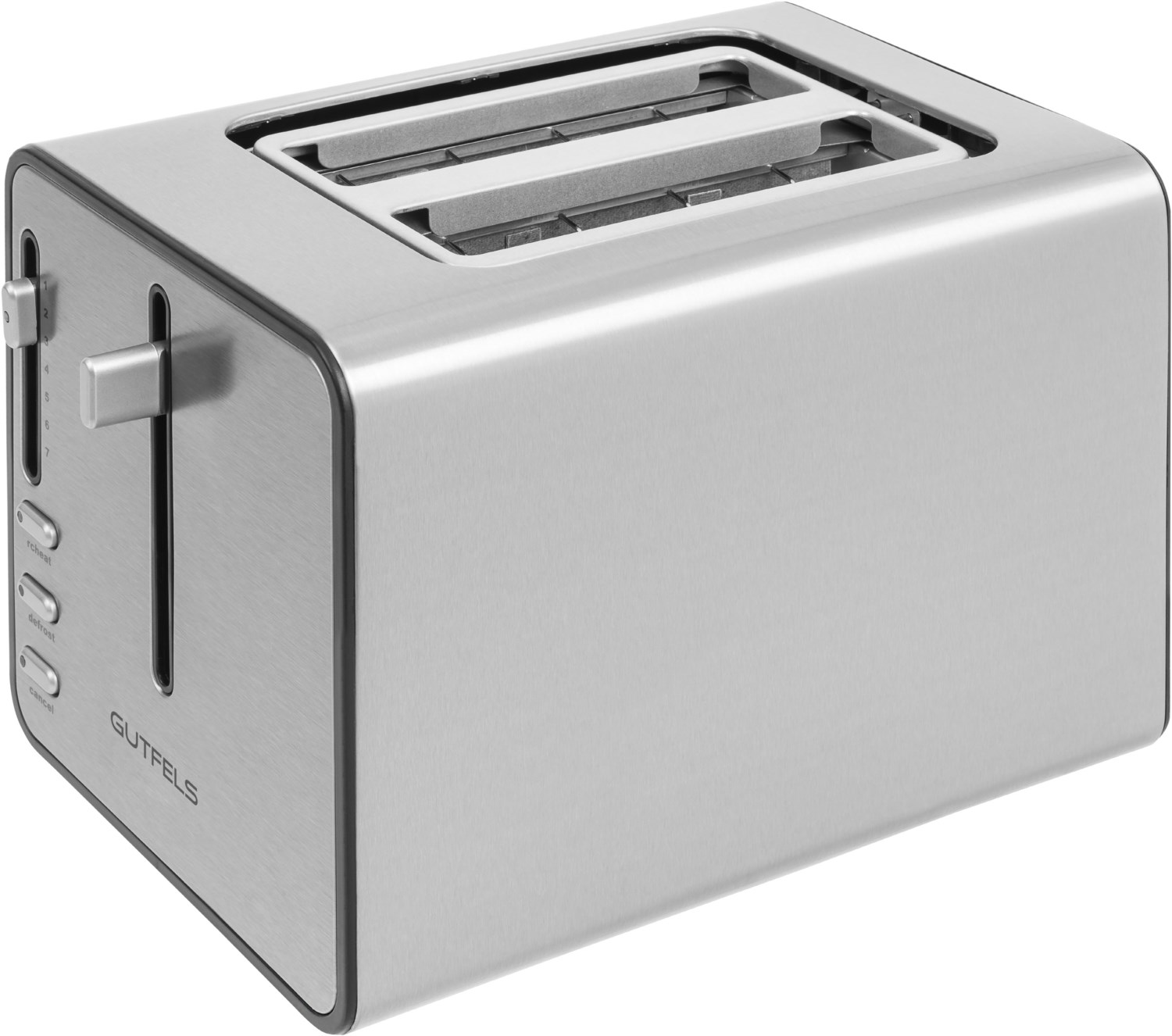 Gutfels TA 8101 Kompakt-Toaster schwarz/edelstahl | EURONICS