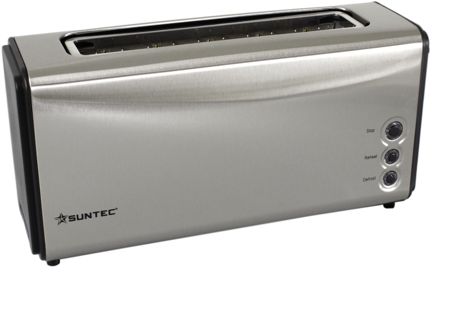Suntec TOA 9578 Langschlitz-Toaster silber | EURONICS