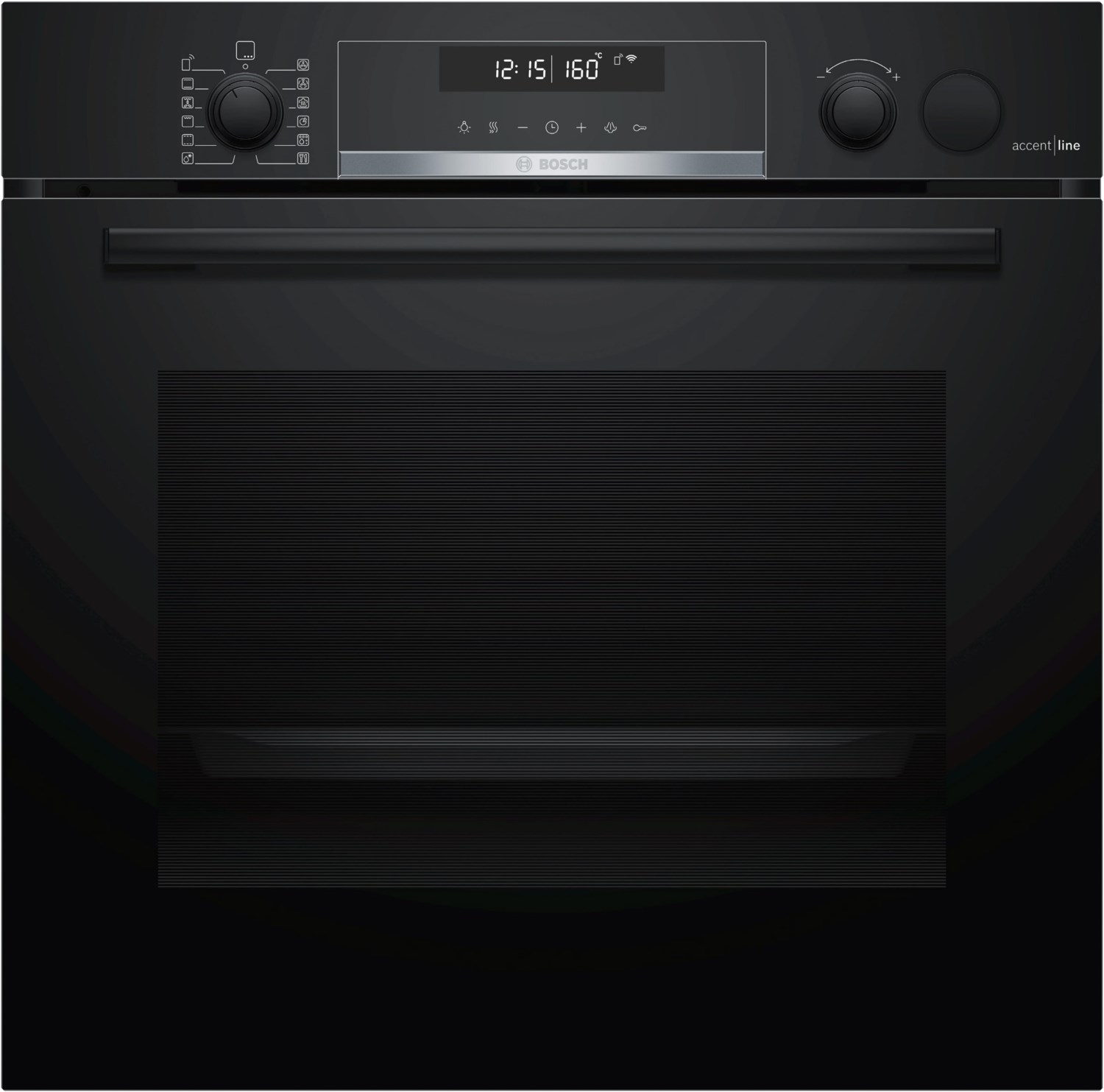 Bosch HRG4785B6 Einbaubackofen vulkan schwarz | EURONICS
