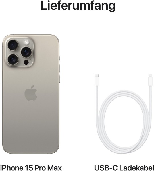Apple iPhone 15 Pro Max (256GB) titan natur | EURONICS