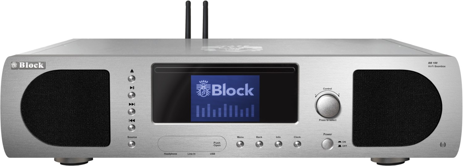 Block BB-100 MK II Hifi-System diamantsilber | EURONICS