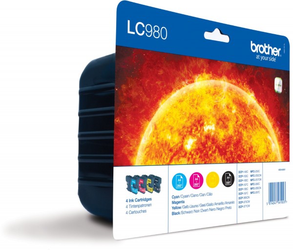 Brother LC-980 VALBPDR Tinte ValuePack 4-farbig | EURONICS