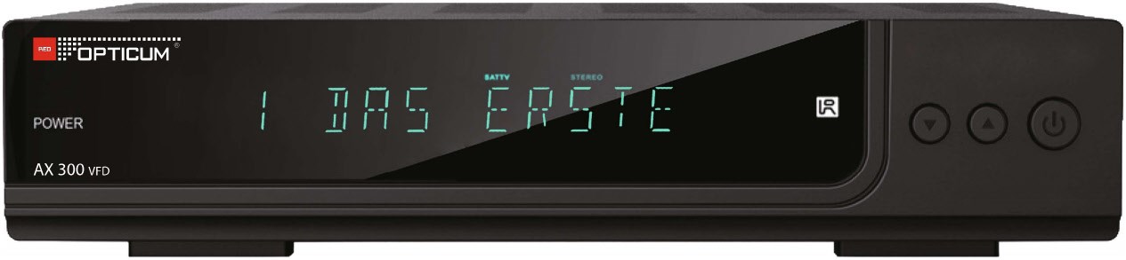 RED OPTICUM AX 300 VFD HDTV Sat-Receiver | EURONICS