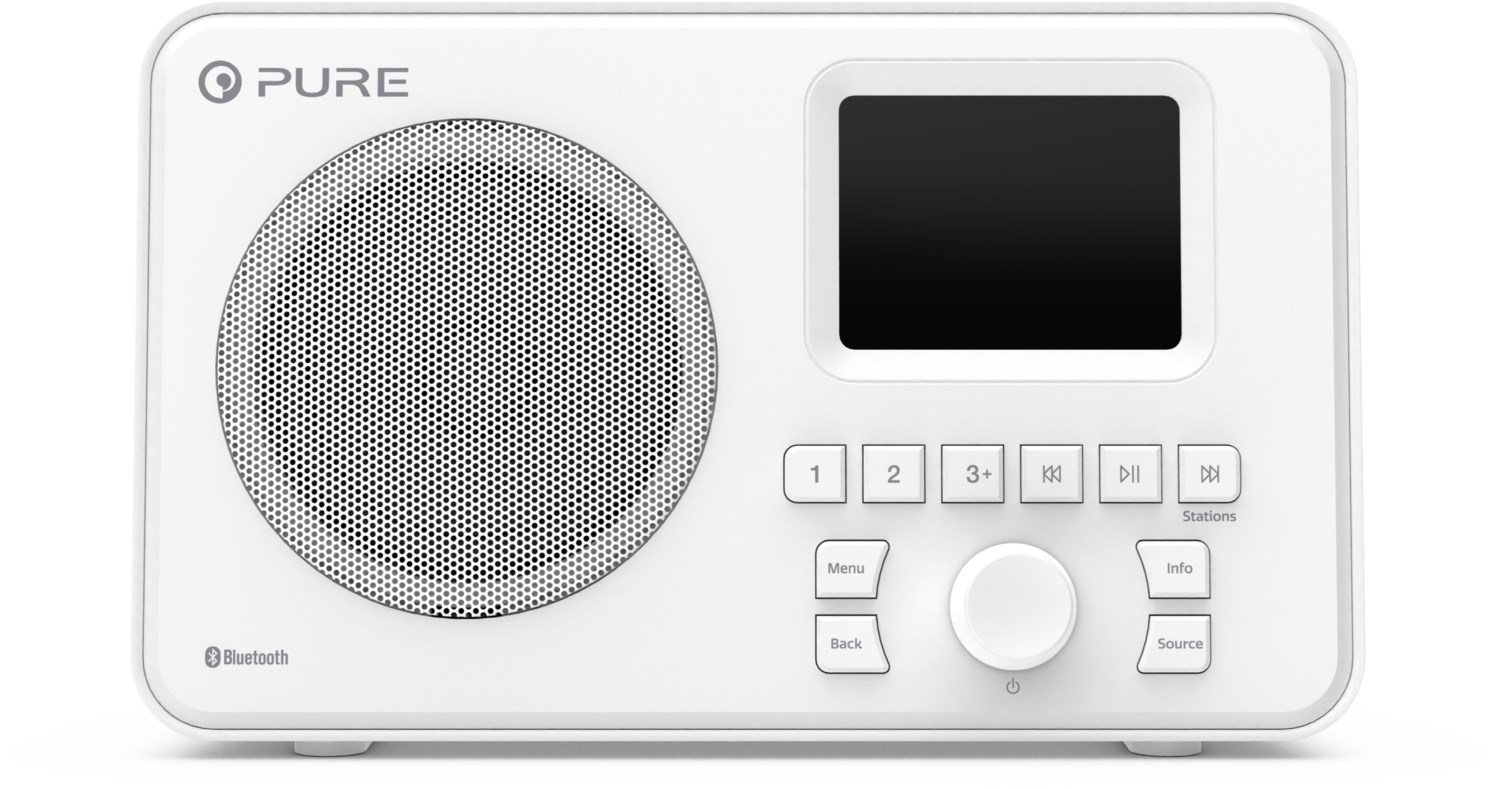 Pure Elan ONE Kofferradio mit DAB/DAB+ weiß | EURONICS