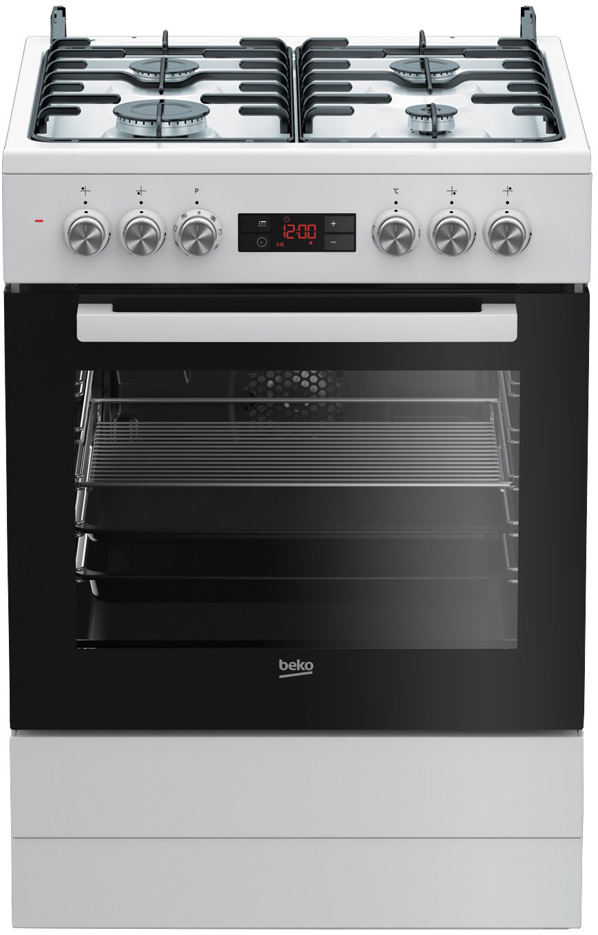 Beko b300 FSM 62320 DWS Gas-Kombi-Standherd weiß | EURONICS