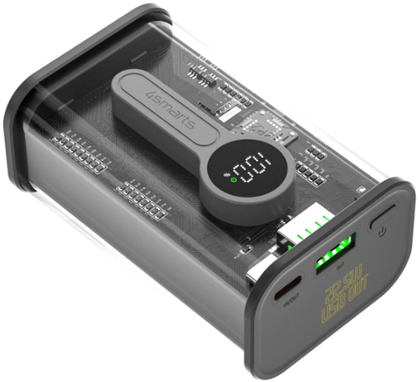 4smarts Lucid Block (9.000mAh) Powerbank grau | EURONICS