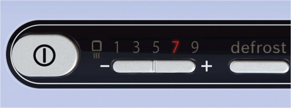 Bosch TAT8619 Kompakt-Toaster french lilac/ black grey | EURONICS