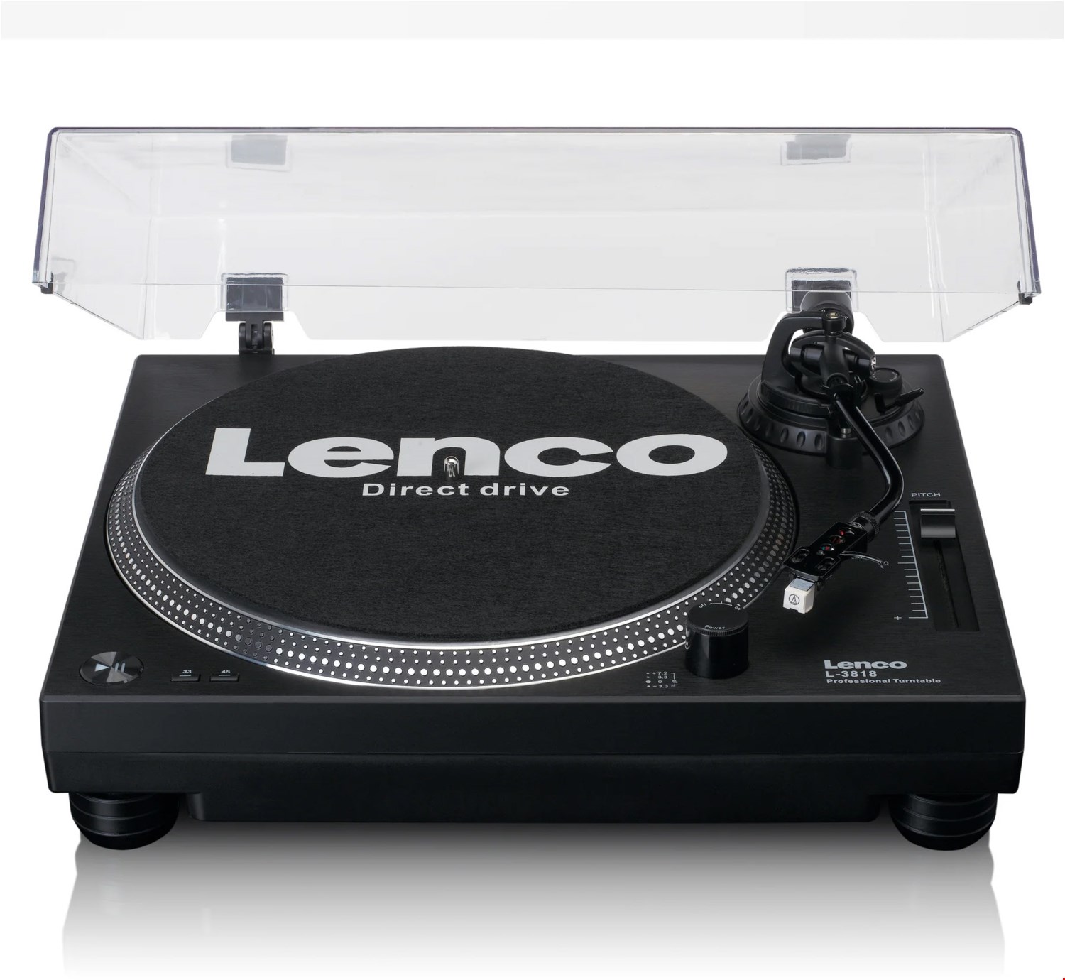 Lenco L-3818 Plattenspieler mit USB-Anschluss schwarz | EURONICS