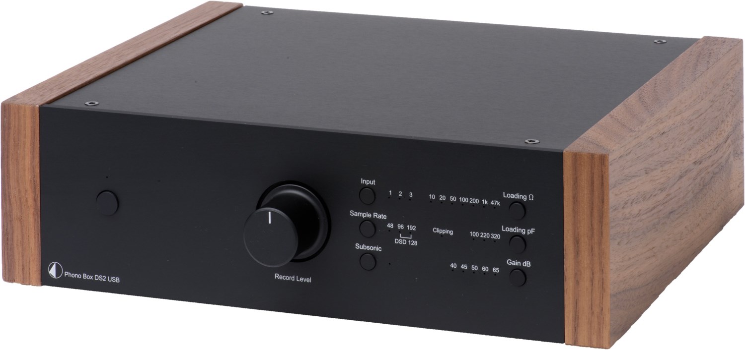 Pro-Ject Phono Box DS2 USB Phono-Vorverstärker schwarz/rosenut | EURONICS