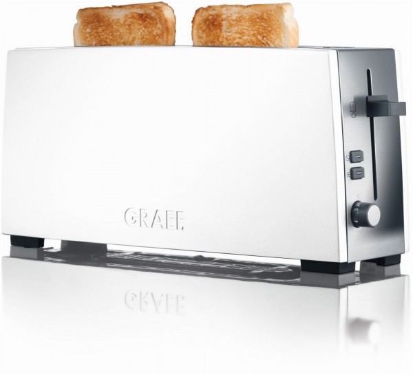 Graef TO 91 Langschlitz-Toaster weiß | EURONICS