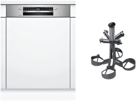 Bosch MKSMI1MXTB teilintegrierbarer 60 cm Geschirrspüler bestehend aus ...