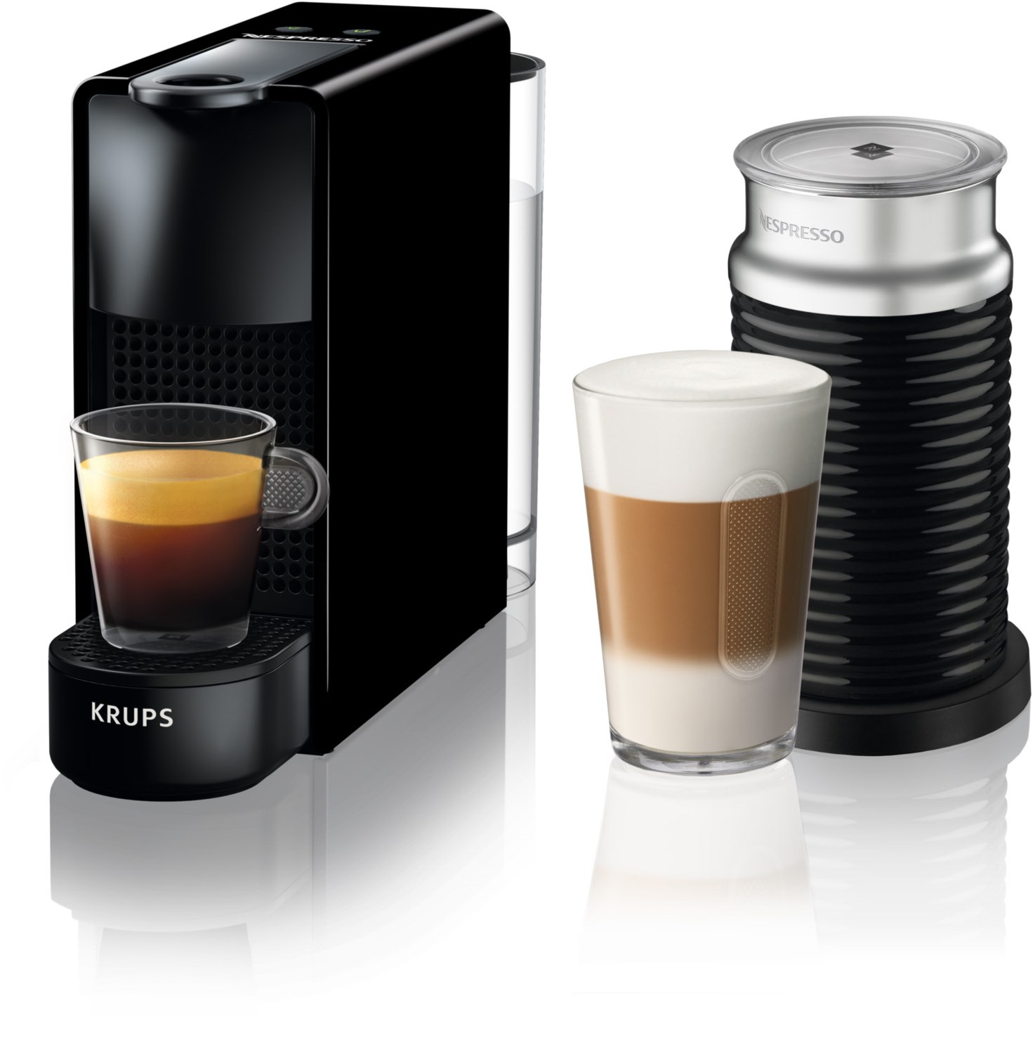 Krups XN 1118 Nespresso Essenza Mini Bun. Kapsel-Automat schwarz | EURONICS