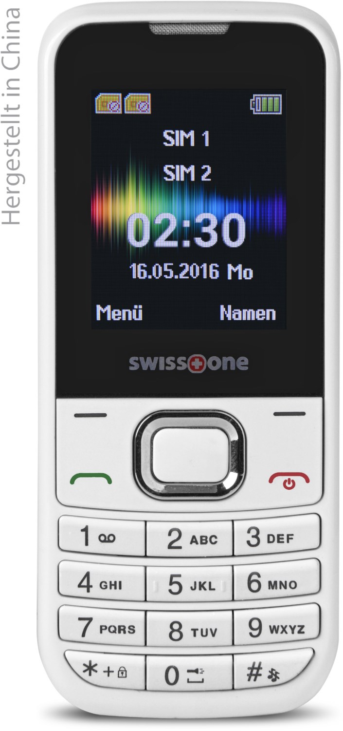 Swisstone SC 230 Tasten Handy weiß | EURONICS
