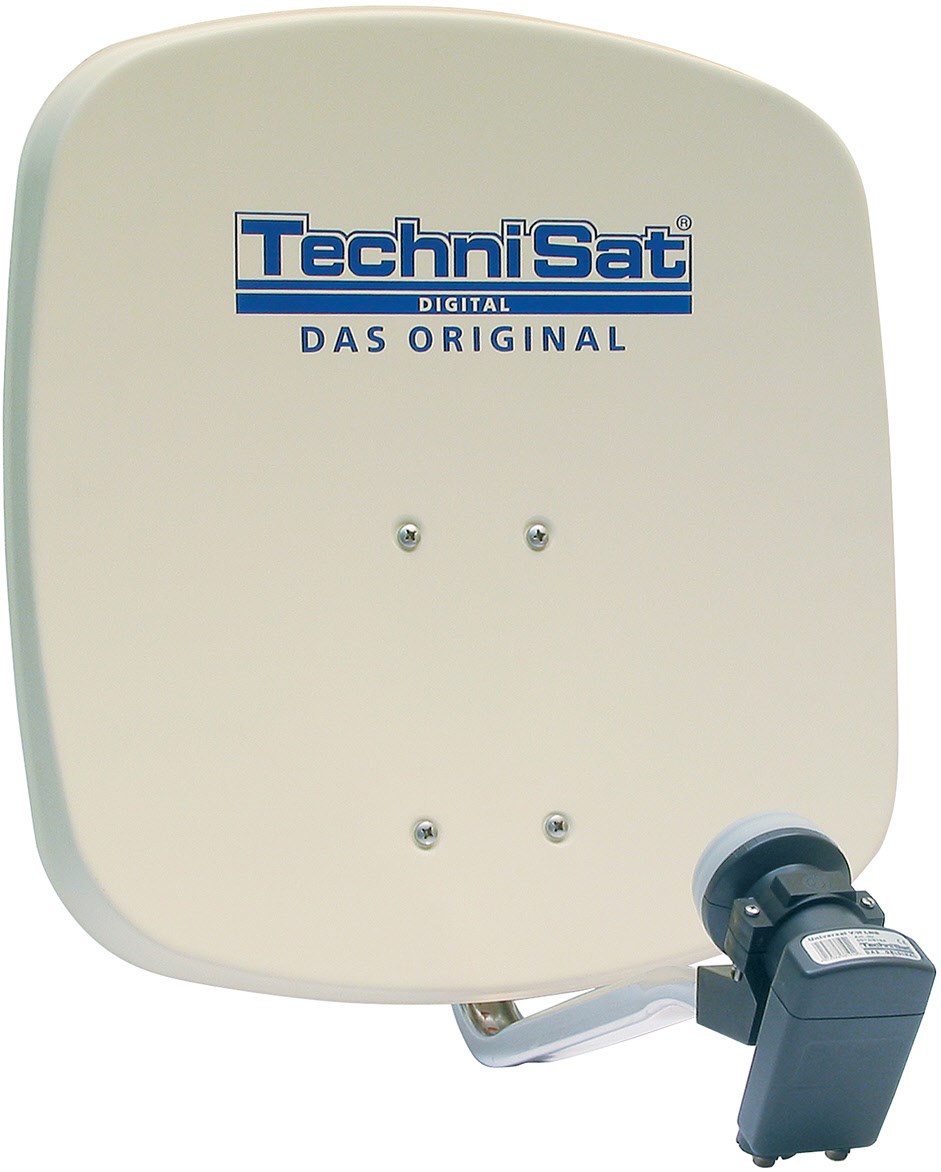 TechniSat DigiDish 45 Universal-Twin-LNB Satellitenantenne beige | EURONICS