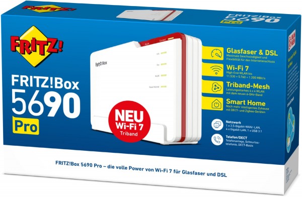 FRITZ! FRITZ!Box 5690 Pro WLAN-Router | EURONICS