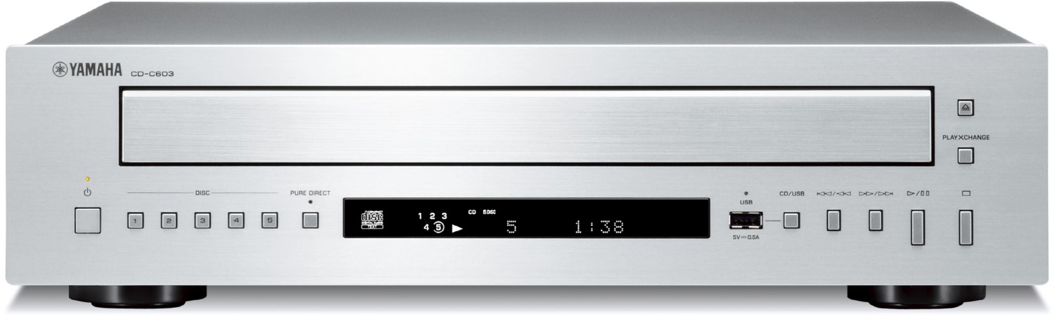 Yamaha CD-C603 CD-Wechsler silber | EURONICS