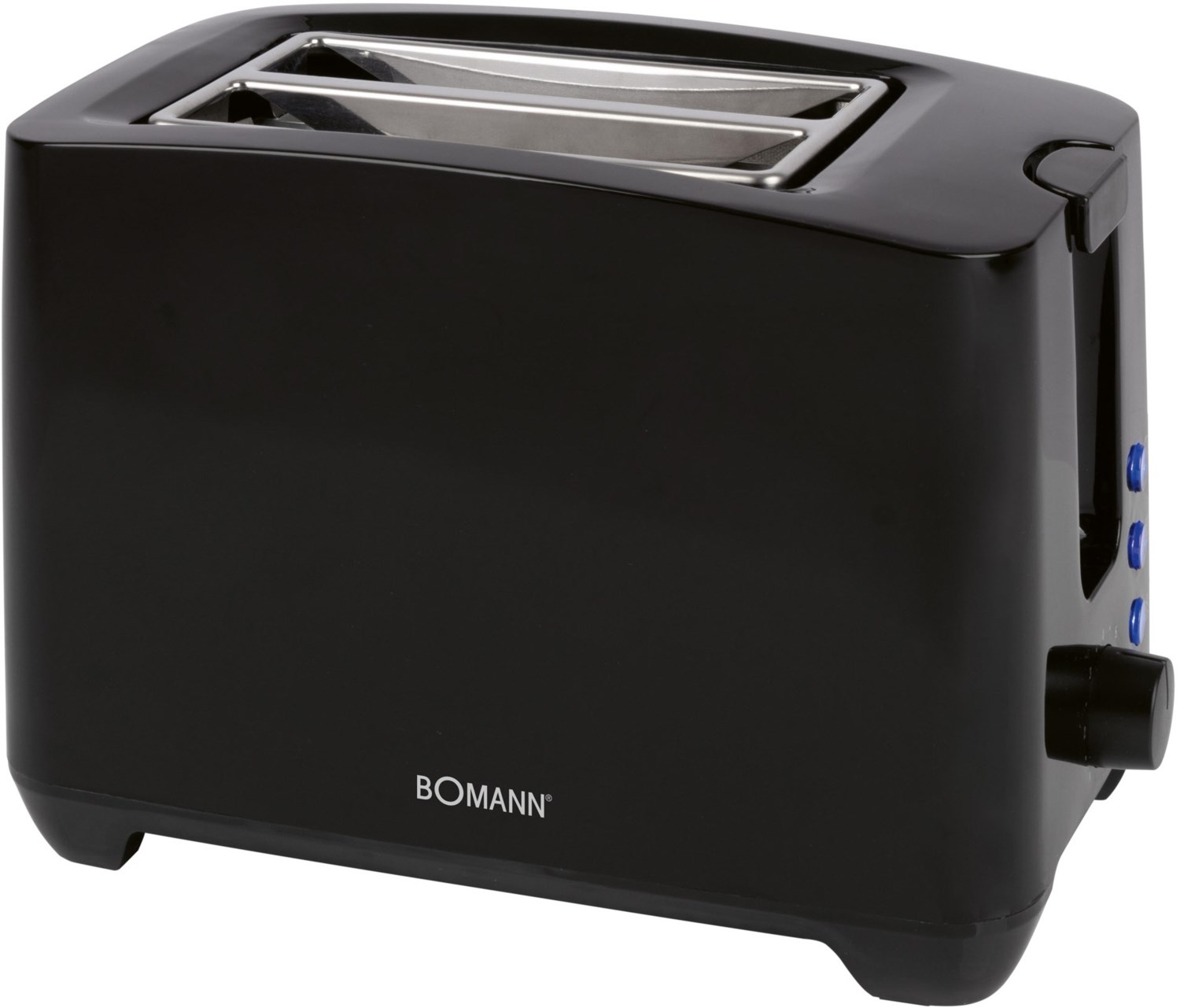 BOMANN TA 6065 CB Kompakt-Toaster schwarz | EURONICS