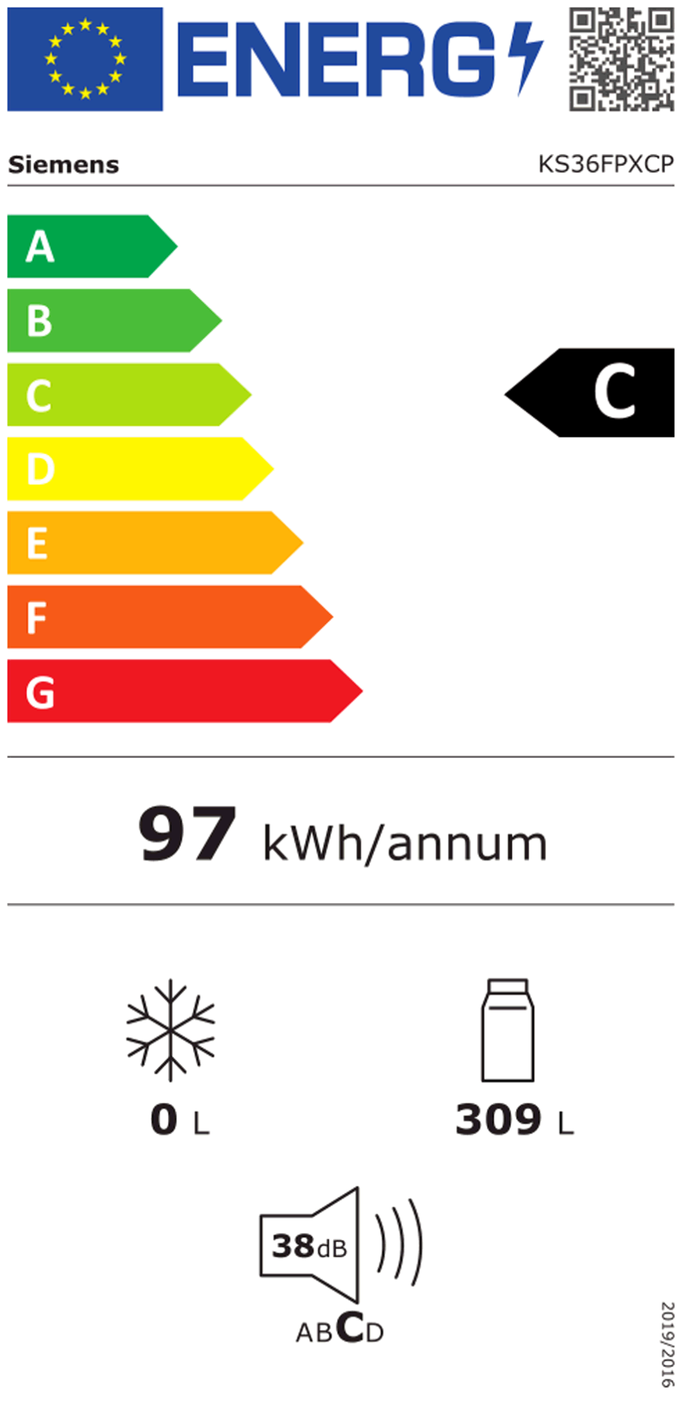 Siemens KS36FPXCP Vollraumkühlschrank mit 0°C Zone schwarzes edelstahl ...