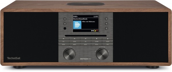 TechniSat DigitRadio 650 CD/Radio-System Nussbaum/anthrazit | EURONICS