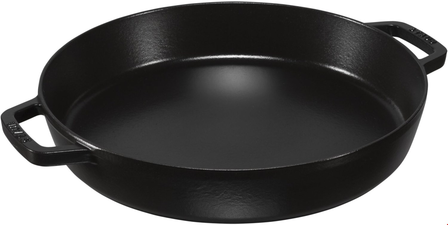 STAUB Paella-Pfanne mit Griff Rund (34cm) schwarz | EURONICS