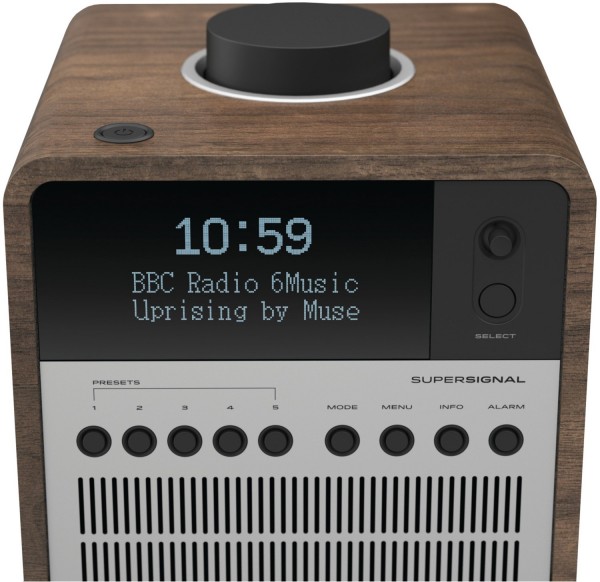 Revo SuperSignal DAB Radioempfänger walnuß/silber | EURONICS