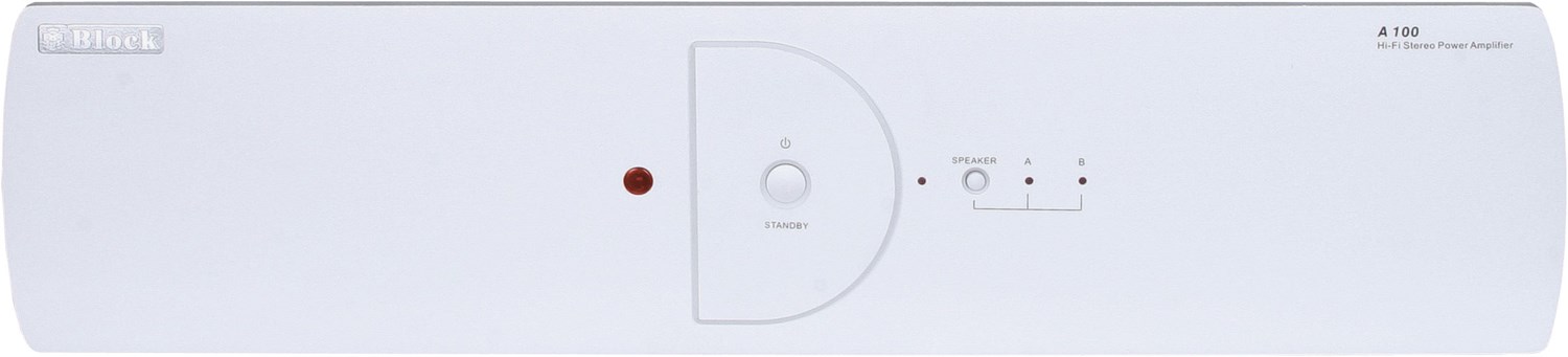 Block A-100 Stereo-Endstufe polarsilber | EURONICS